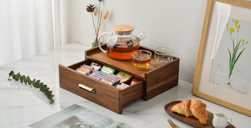How a Tea Organizer with Drawer Can Simplify Your Tea Routine – World ...